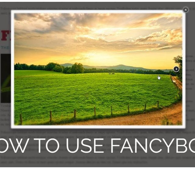 How to use jQuery Fancy box | Bitware Technologies